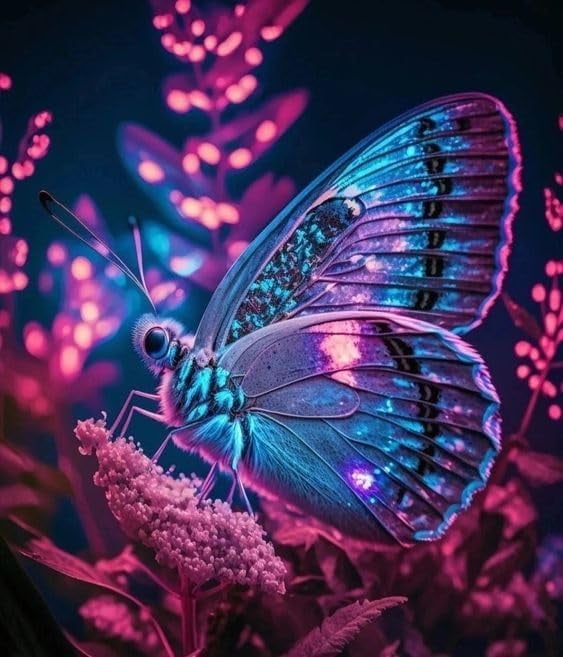 Purple Butterfly Fairy Puzzles for Adults 1000 Pieces, Impossible Hard ...
