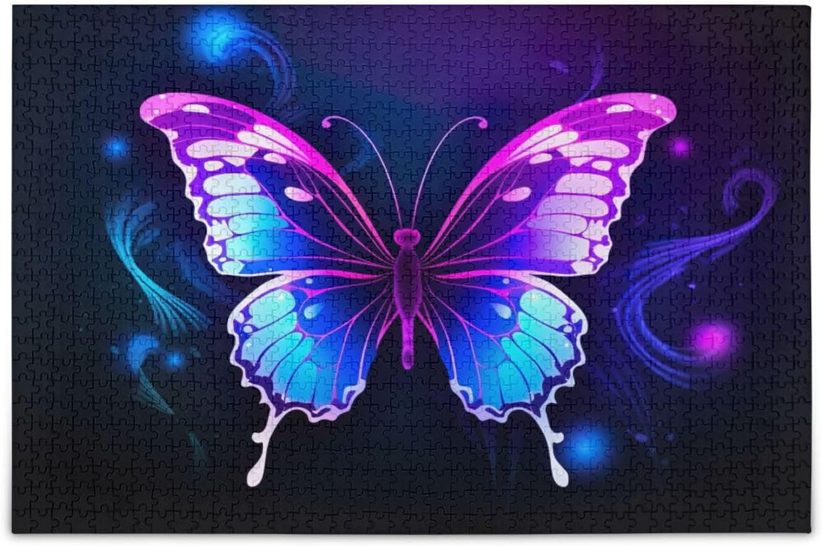 Purple Butterfly Jigsaw Puzzles 500 PiecesPuzzles for Adults Family ...