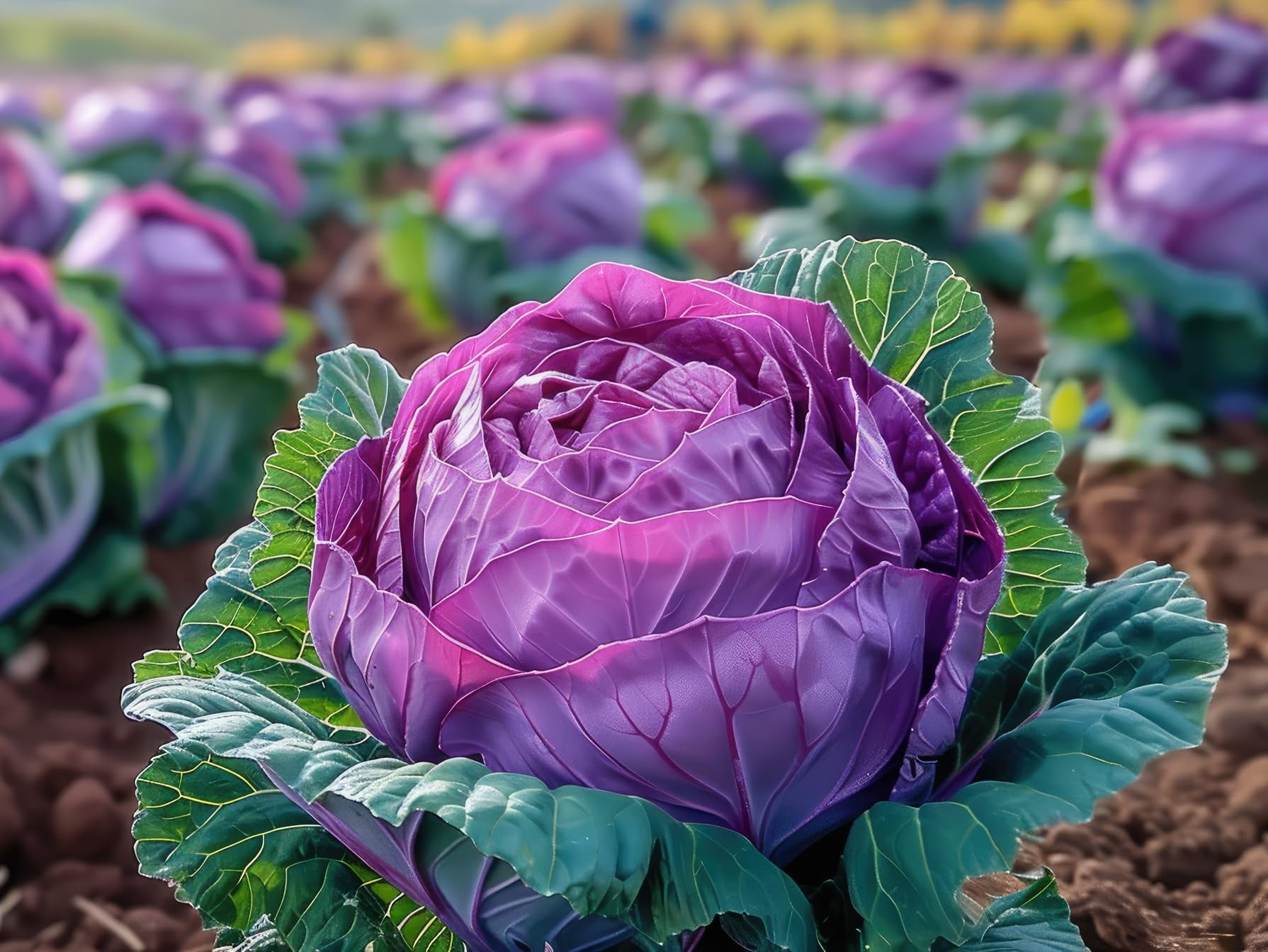 Purple Cabbage Seeds for Planting - 50 Seeds - Walmart.com