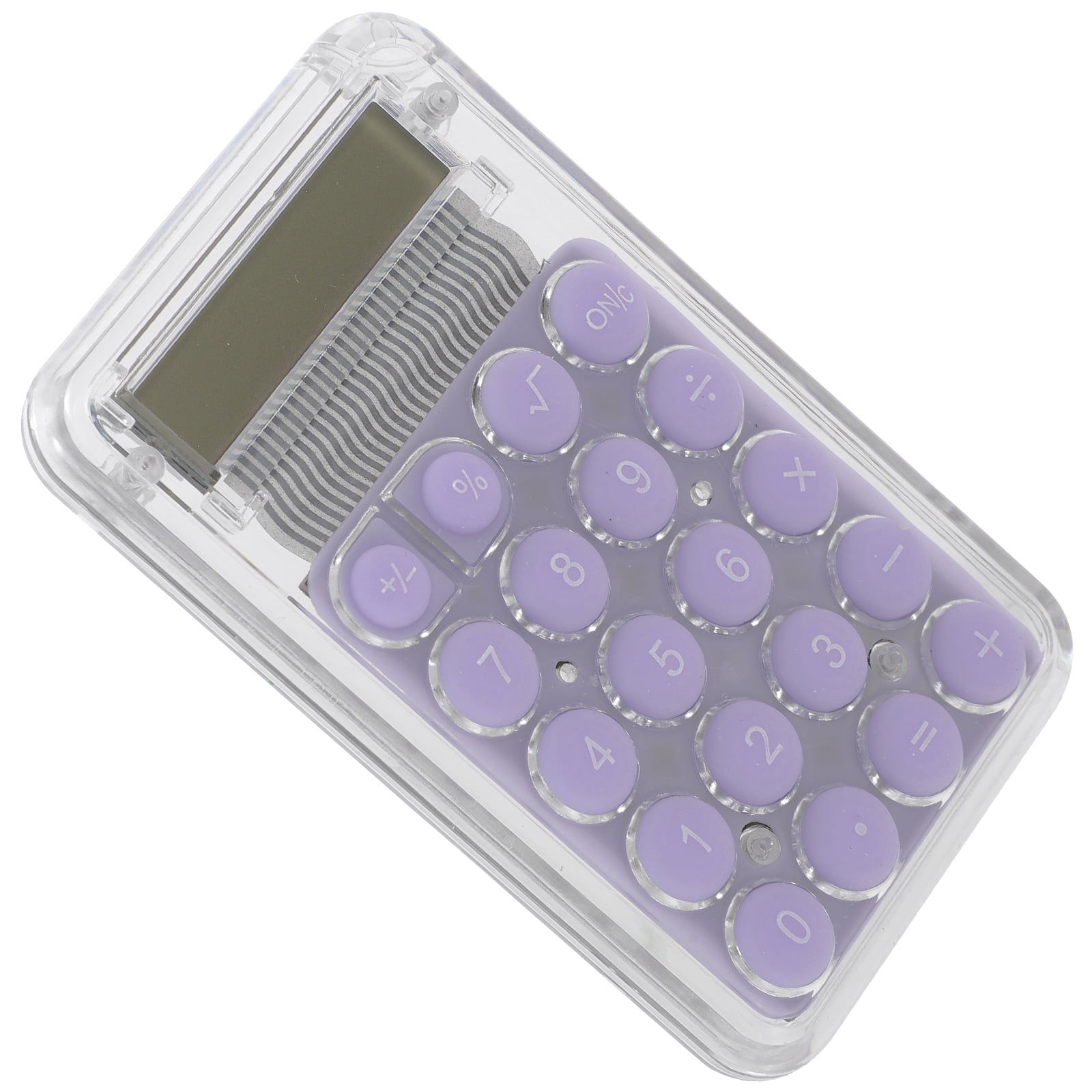 Purple Calculator School Supplies Good Looking Cartoon Student ...