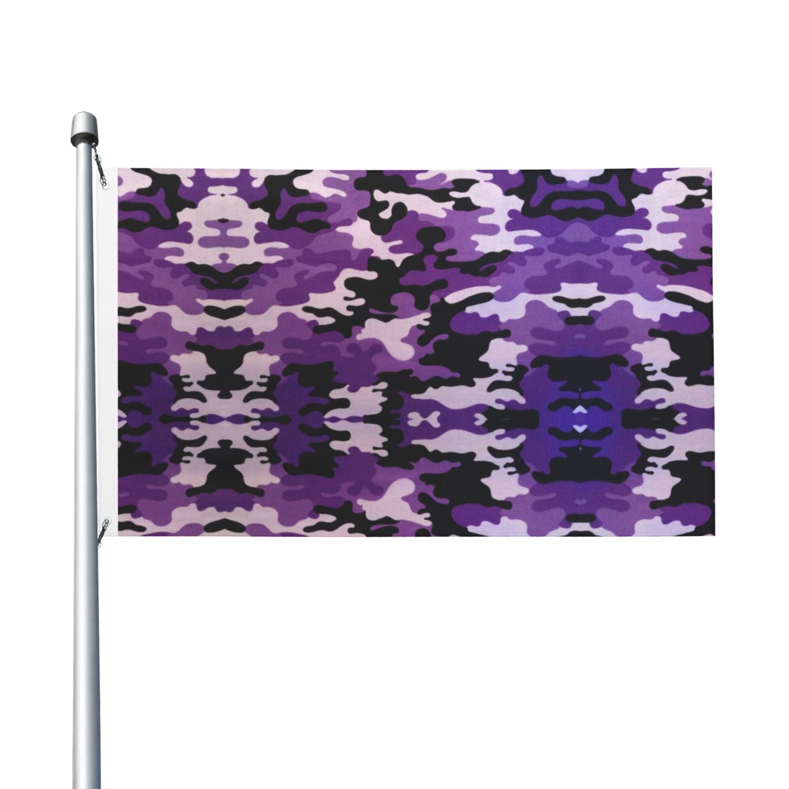 Purple Camouflage Flag Double Sided Printed 3x5 Ft Flag Banner Suitable ...