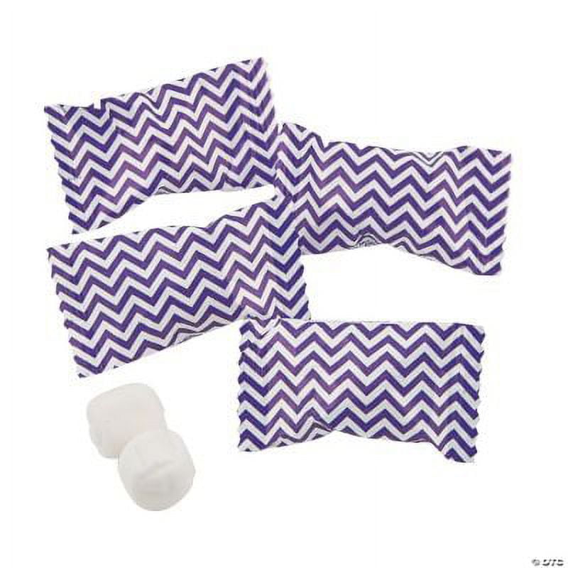 Purple Chevron Buttermints, Individually Wrapped, 108 Pieces - Walmart.com