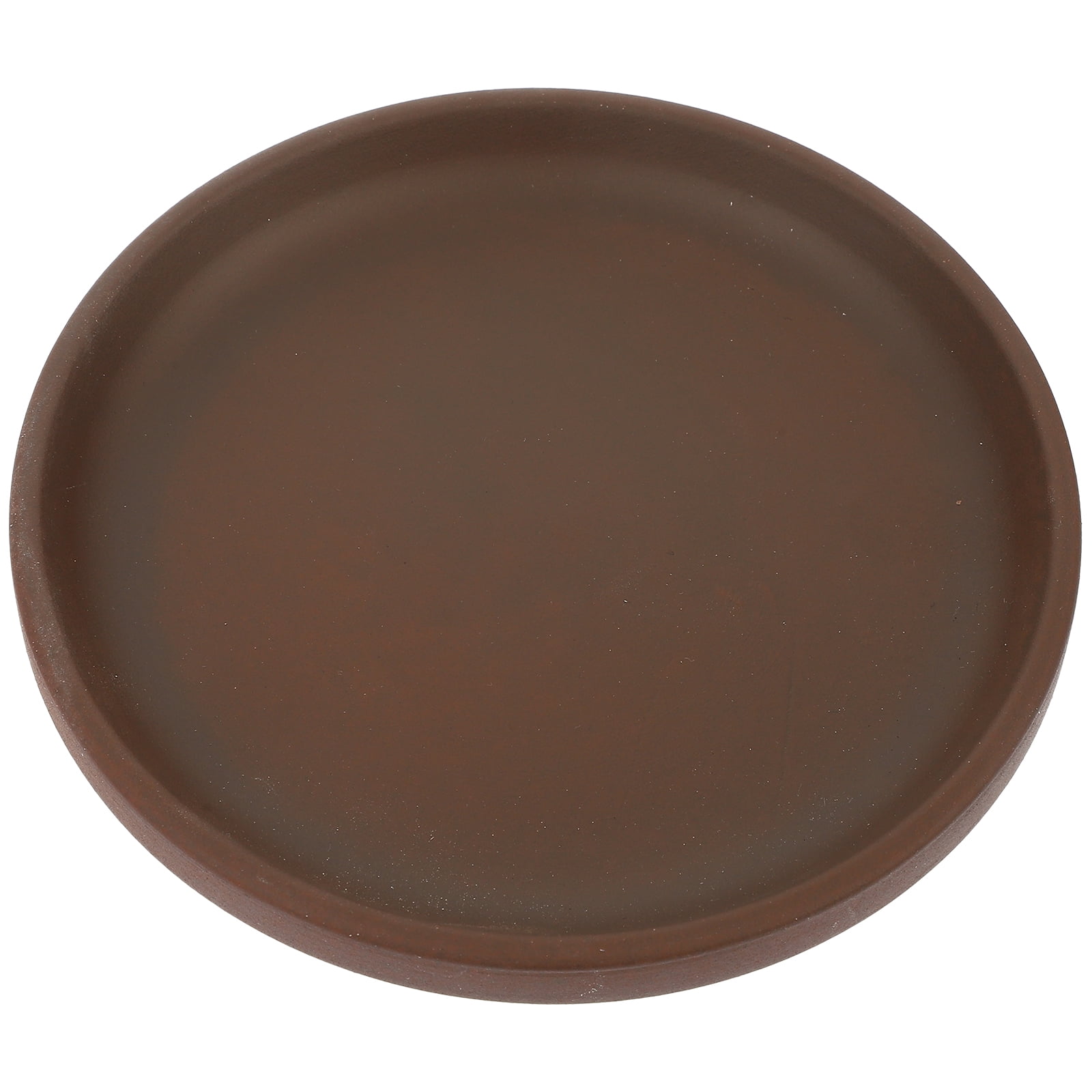 Purple Clay Flower Pot Tray Plant Pots Round Flowerpot Base Ceramic ...