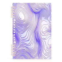 Cartoon Panda A5 8.3x5.7in PP Notebook, Adjustable Rings, 60 Sheets ...