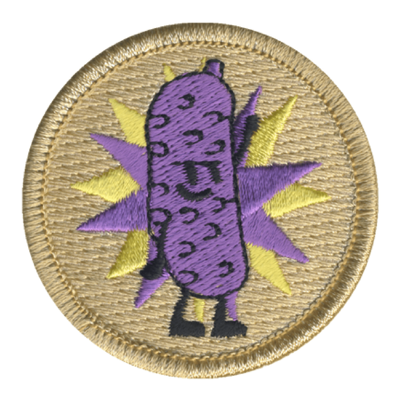 Purple Dancing Pickle Patrol Patch (Sew-on) - ClassB - Walmart.com