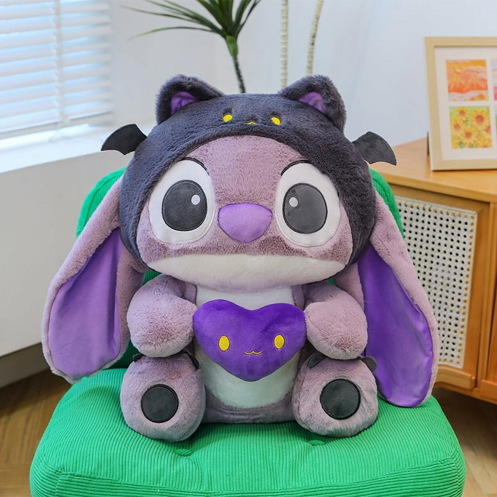 Purple Demon Stitch Plush Doll Stitch Doll Angel Ragdoll Toy Throw ...