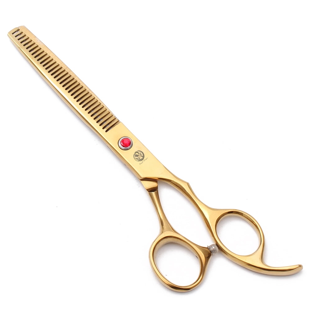 Purple Dragon Dog Grooming Scissors 6.5" 7" Stainless Up Curved ...