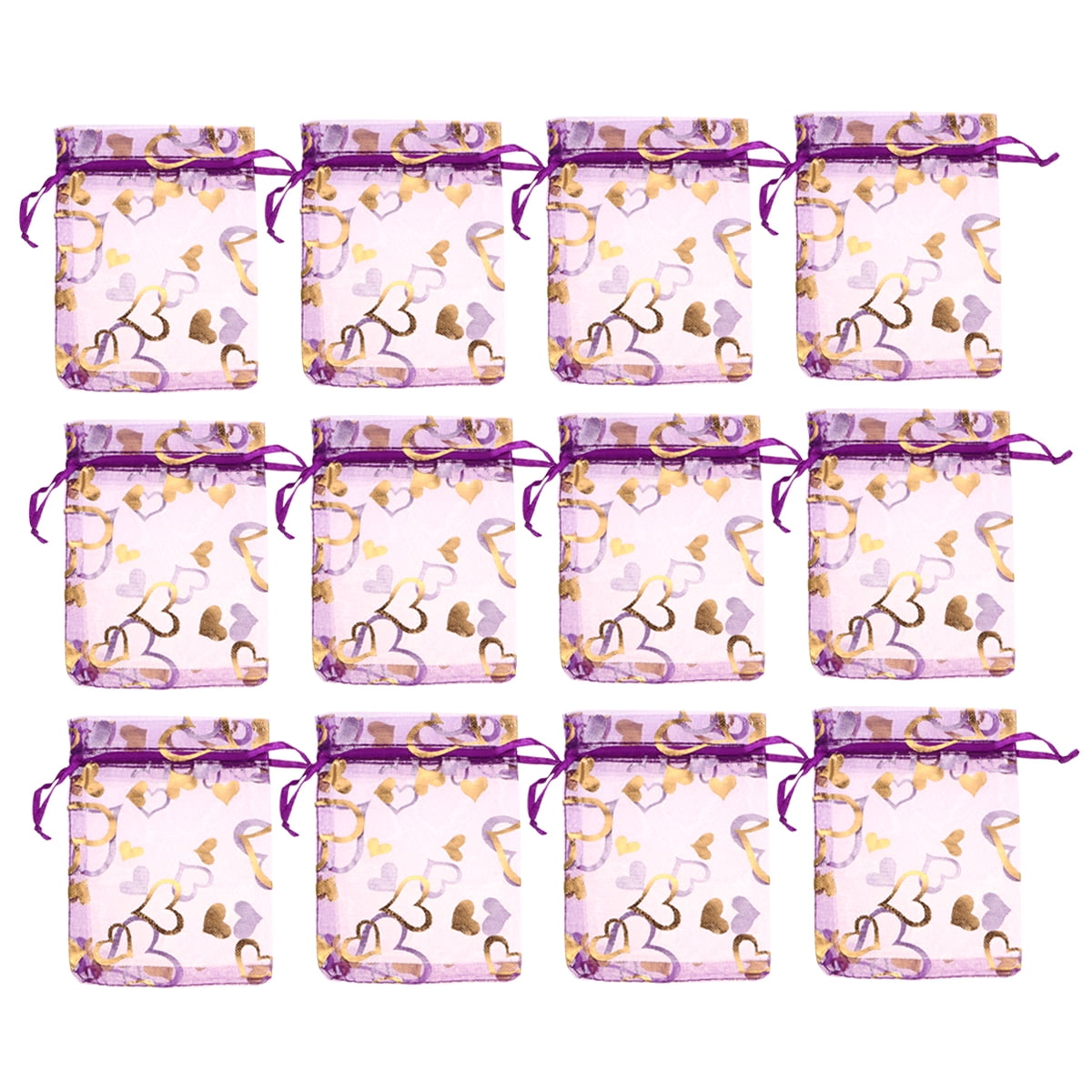 Purple Drawstring Bags for Kids Made of Cloth Great for Candy Gifts and ...