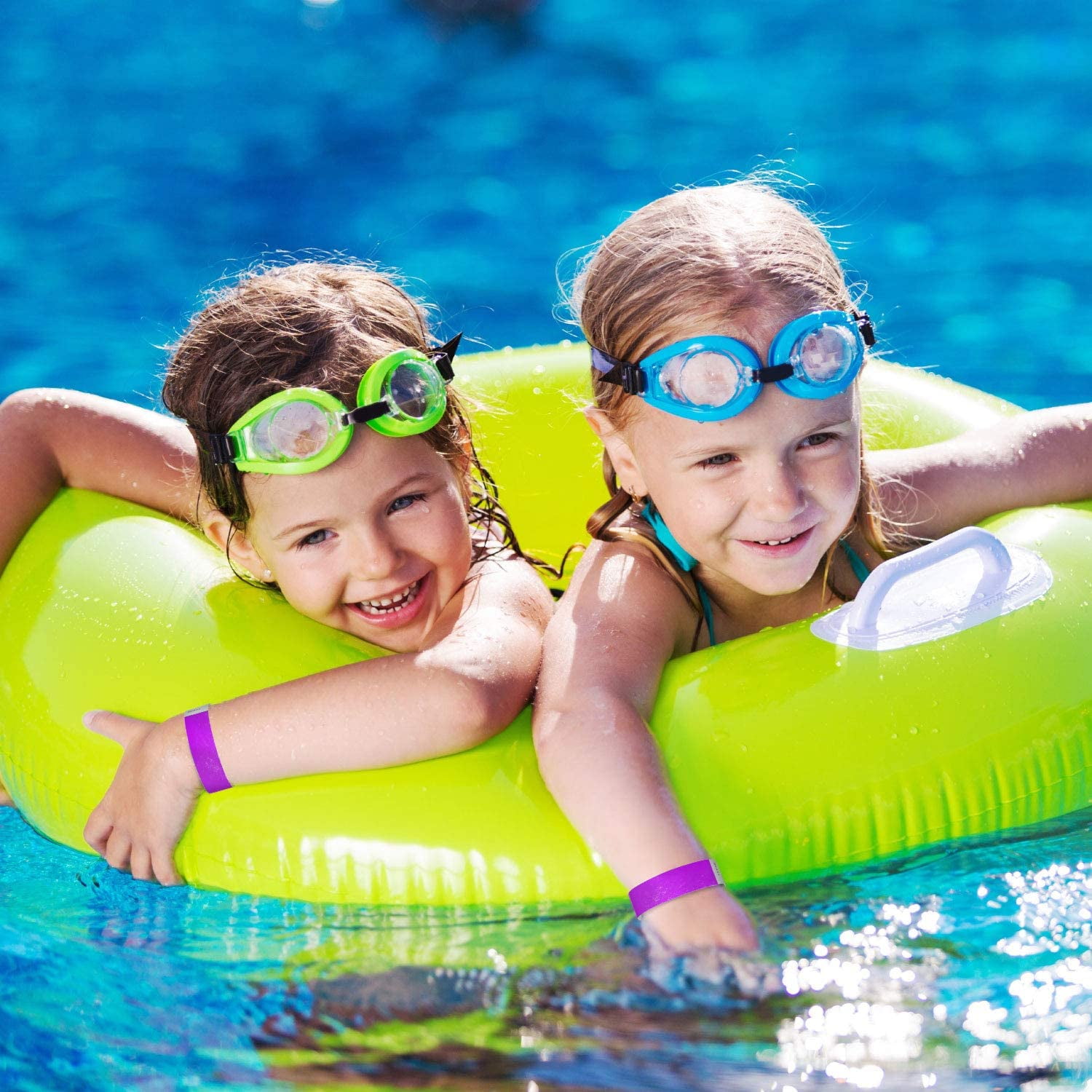 Purple Duplicate # Tyvek Wristbands for Events - 500 ct (250 of Each ...