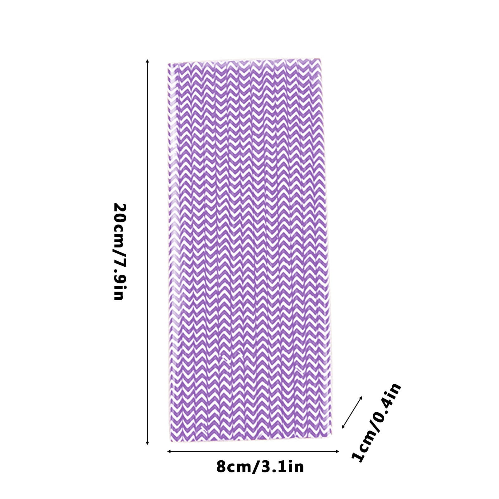 Purple Eco-Friendly Colorful Wave Paper Straws Biodegradable And ...