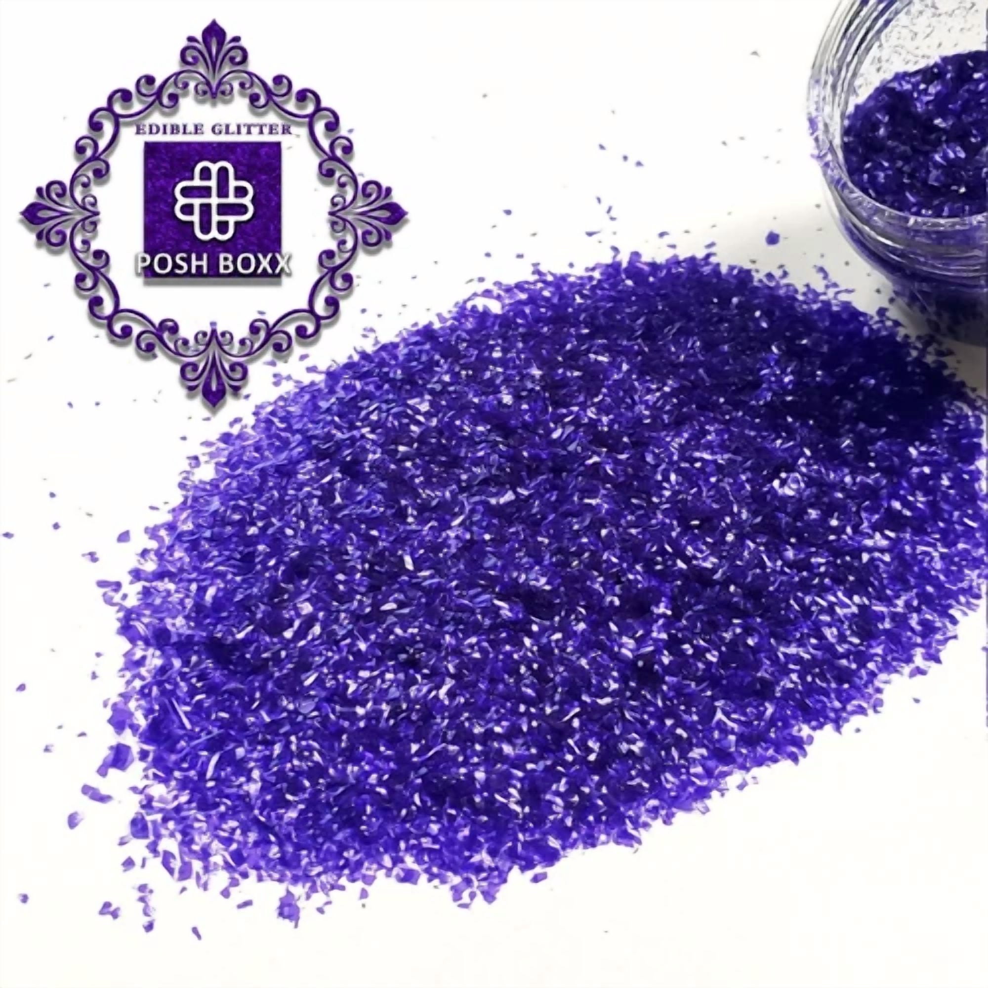 Purple Edible Glitter - 1/4 Oz - Food Product - Fda Approved Kosher ...