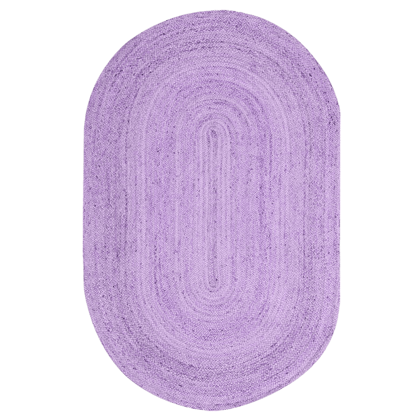 Purple Elongated Oval Jute Rug - Walmart.com