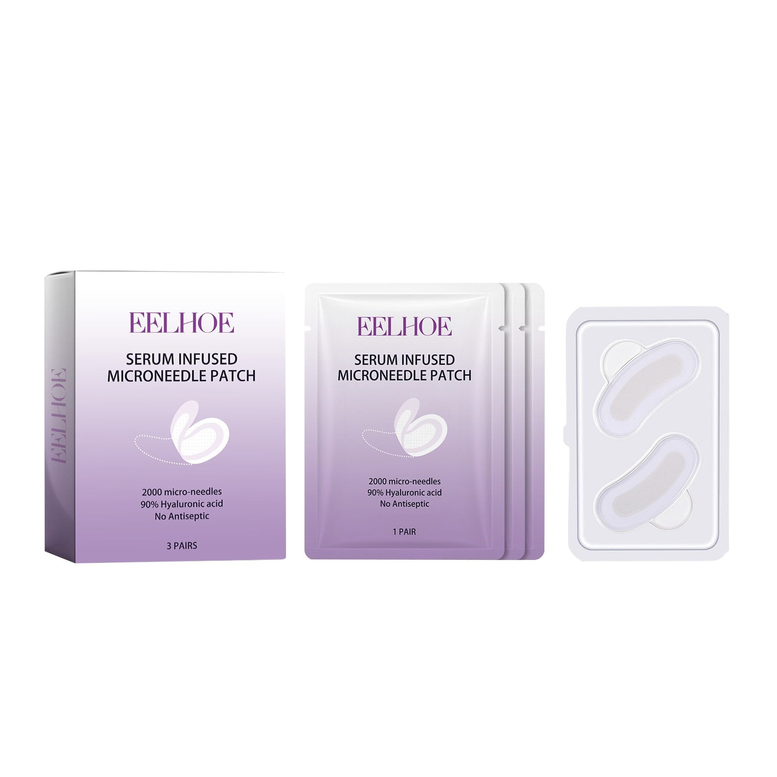 Purple Eye Mask Gel Patches,Eye Mask Patches for Puffy Eyes and Dark ...