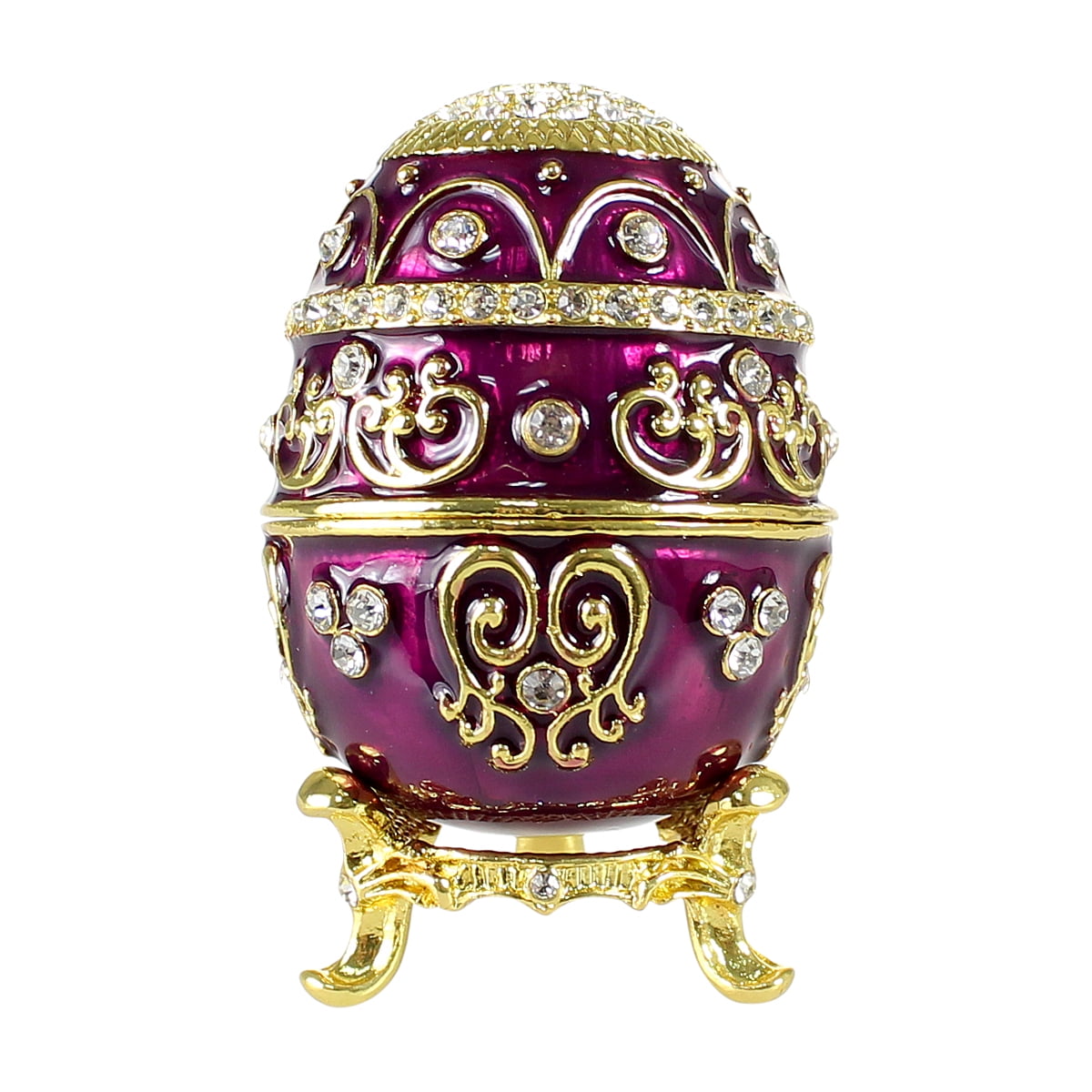 Purple Faberge Egg Trinket Box - Walmart.com