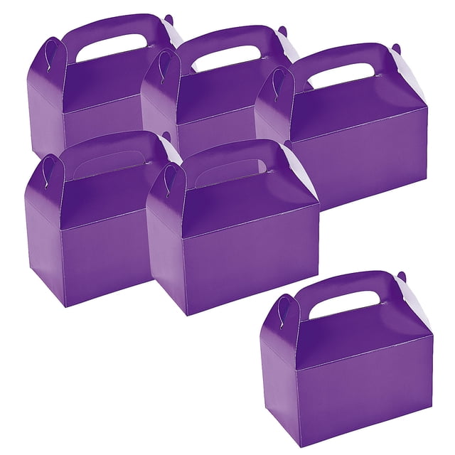 Purple Favor Boxes Bulk 48 Pc - Walmart.com