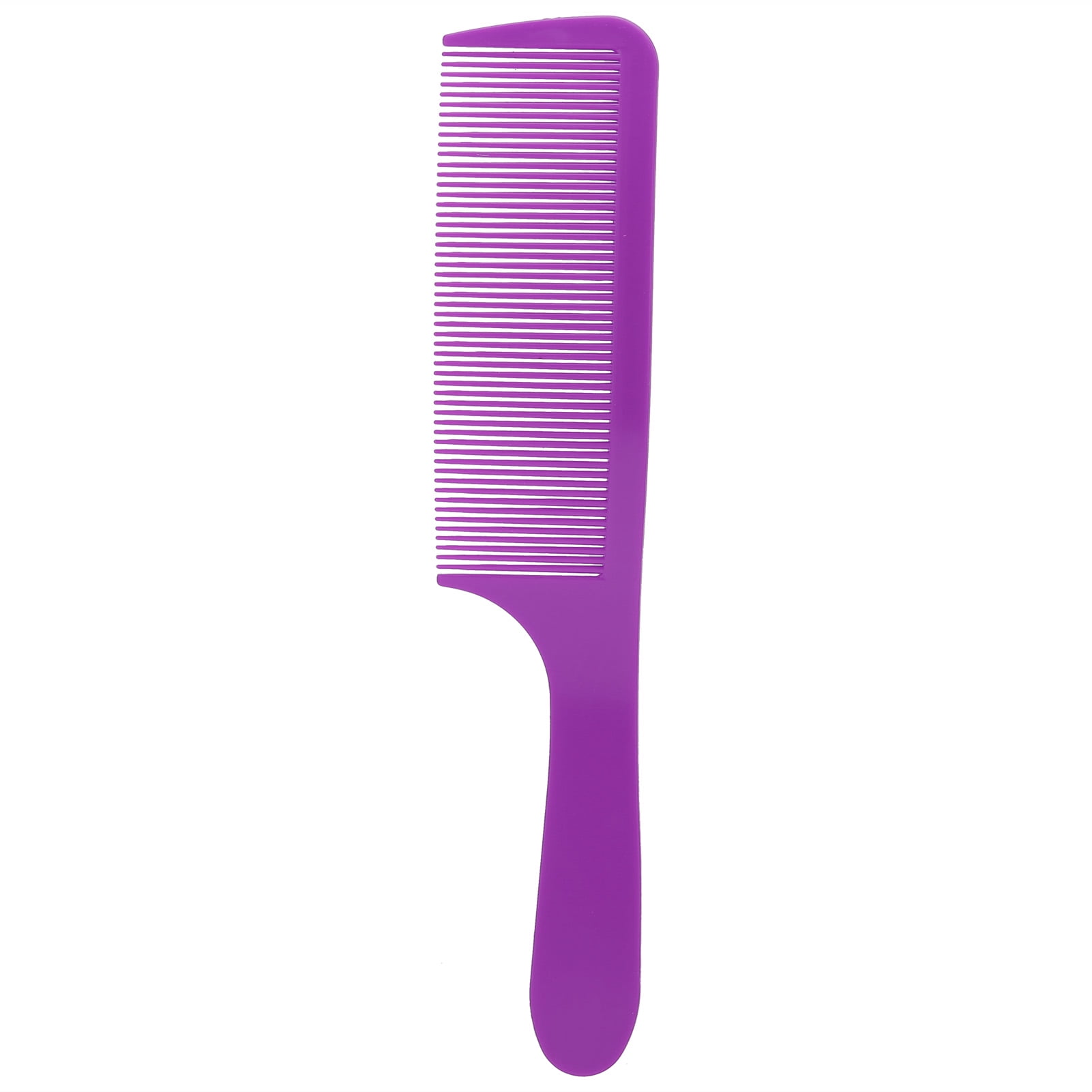 Purple Fine Tooth Curved Comb for Detangling and Haircutting - Perfect ...