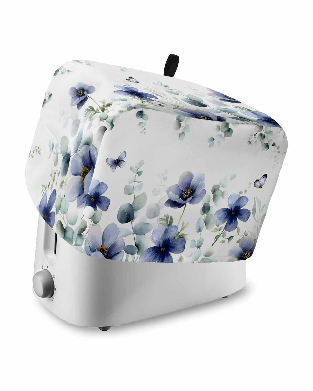 Purple Floral Small Toaster Cover 2 Slice, Kitchen Appliance Covers ...