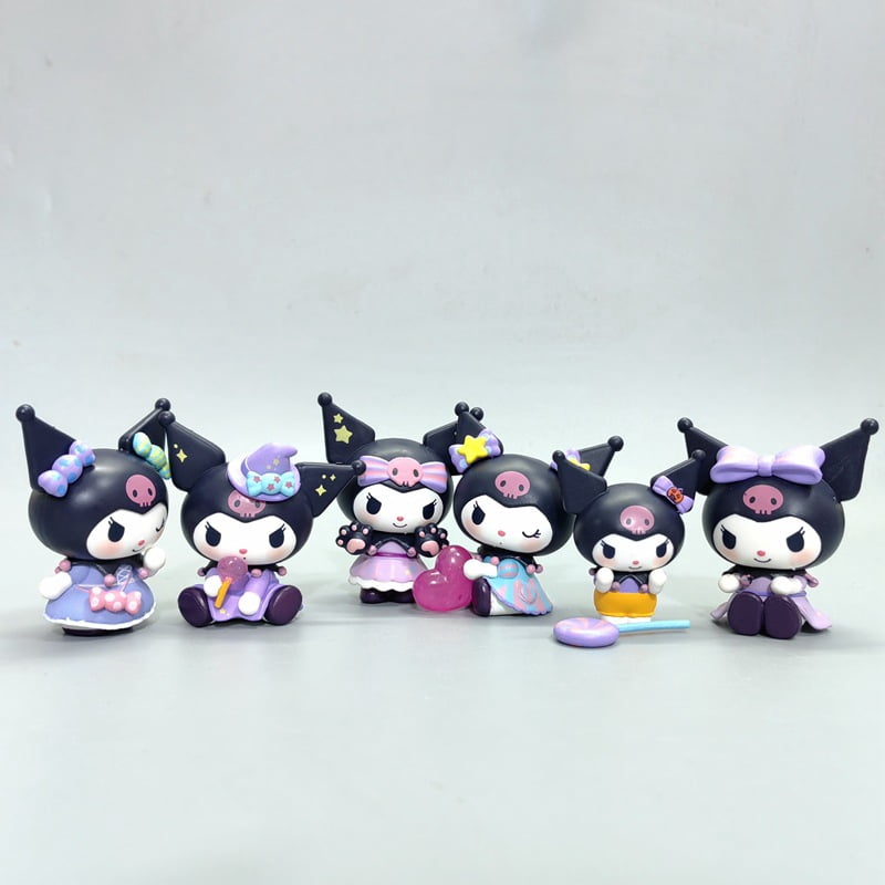 Purple Flower Kuromi 6 Mysterious Purple Lollipop Love Series Kuromi ...