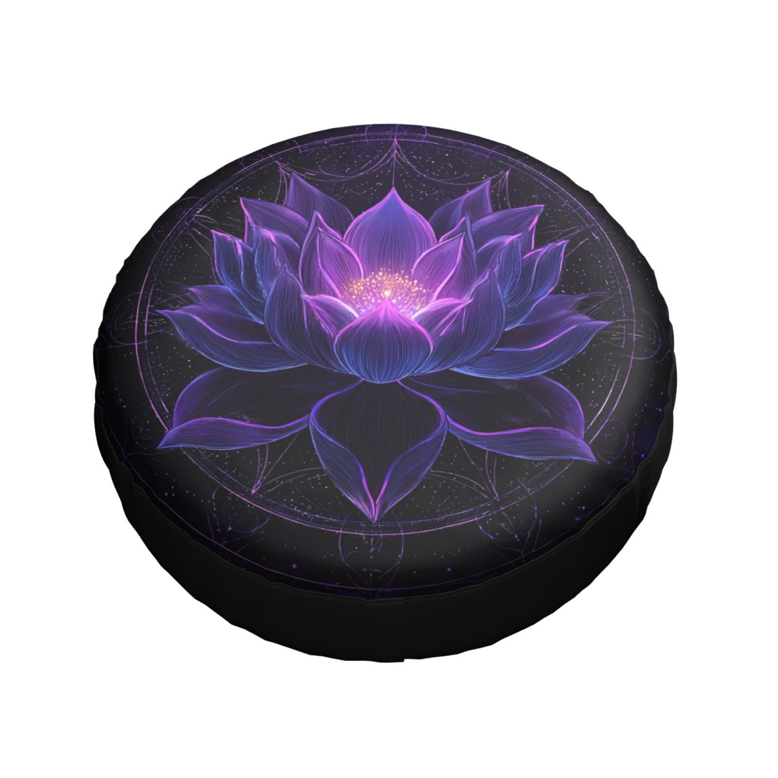 Purple Flower - Polyester Tire Cover, 4 Season Weatherproof Tire Bag ...