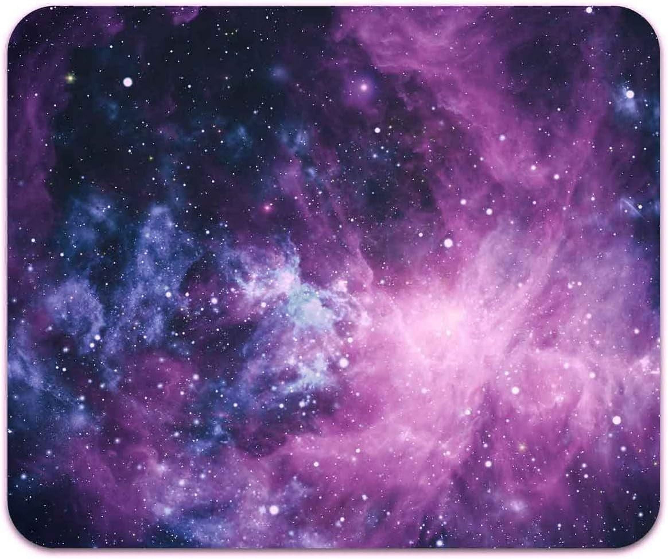 Purple Galaxy Mouse Pad Cute and Stylish, 9.5x7.9 Inch (24X20X0.3Cm ...