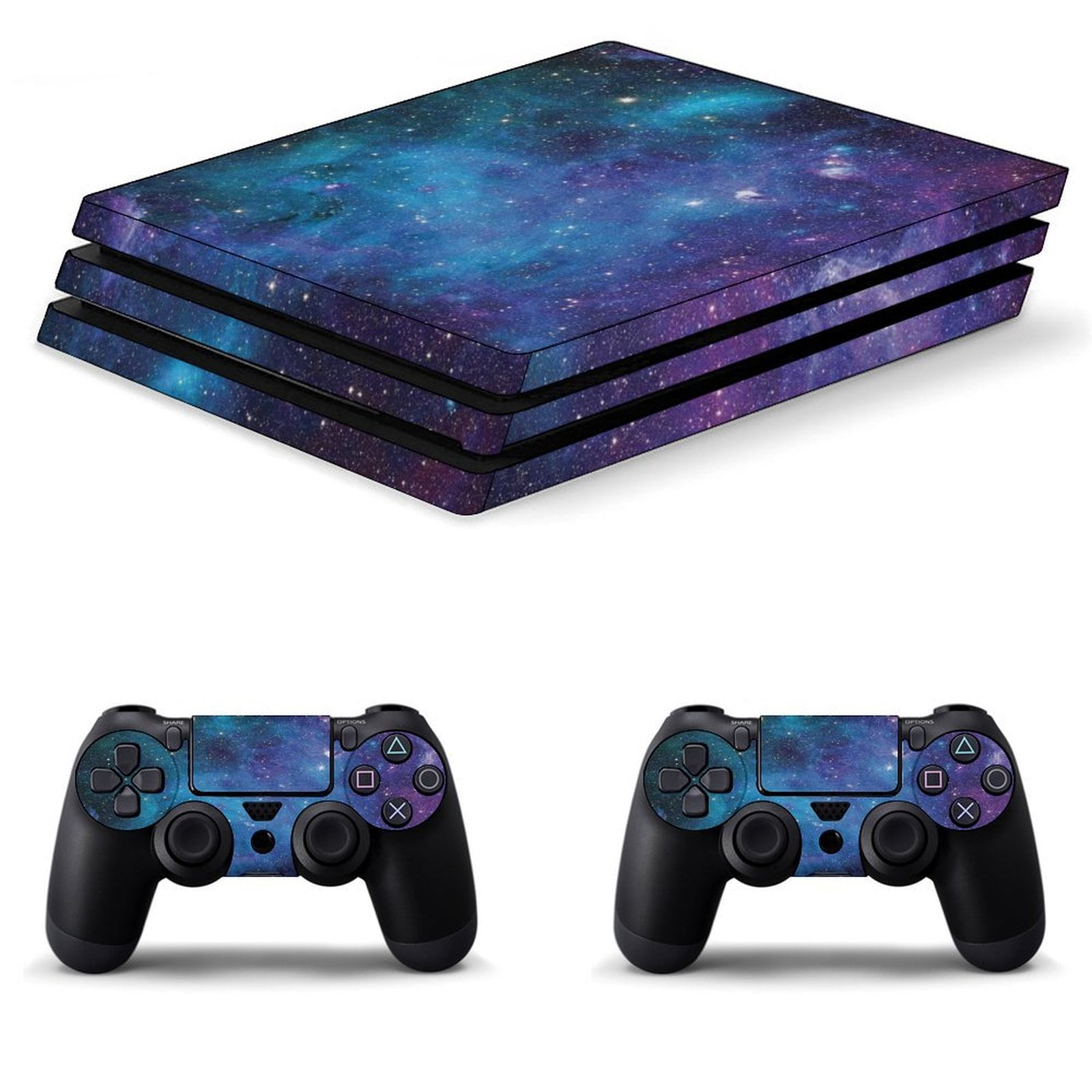 Purple Galaxy PS4/PS4 Pro/PS4 Slim Skin Sticker For Console And ...