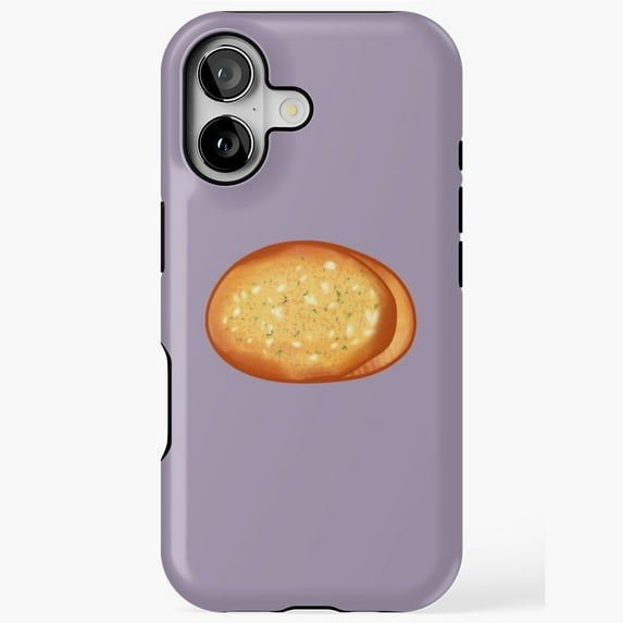 Purple Garlic Bread Funny Cartoon Illustration iPhone 17 to 11 Pro Max ...