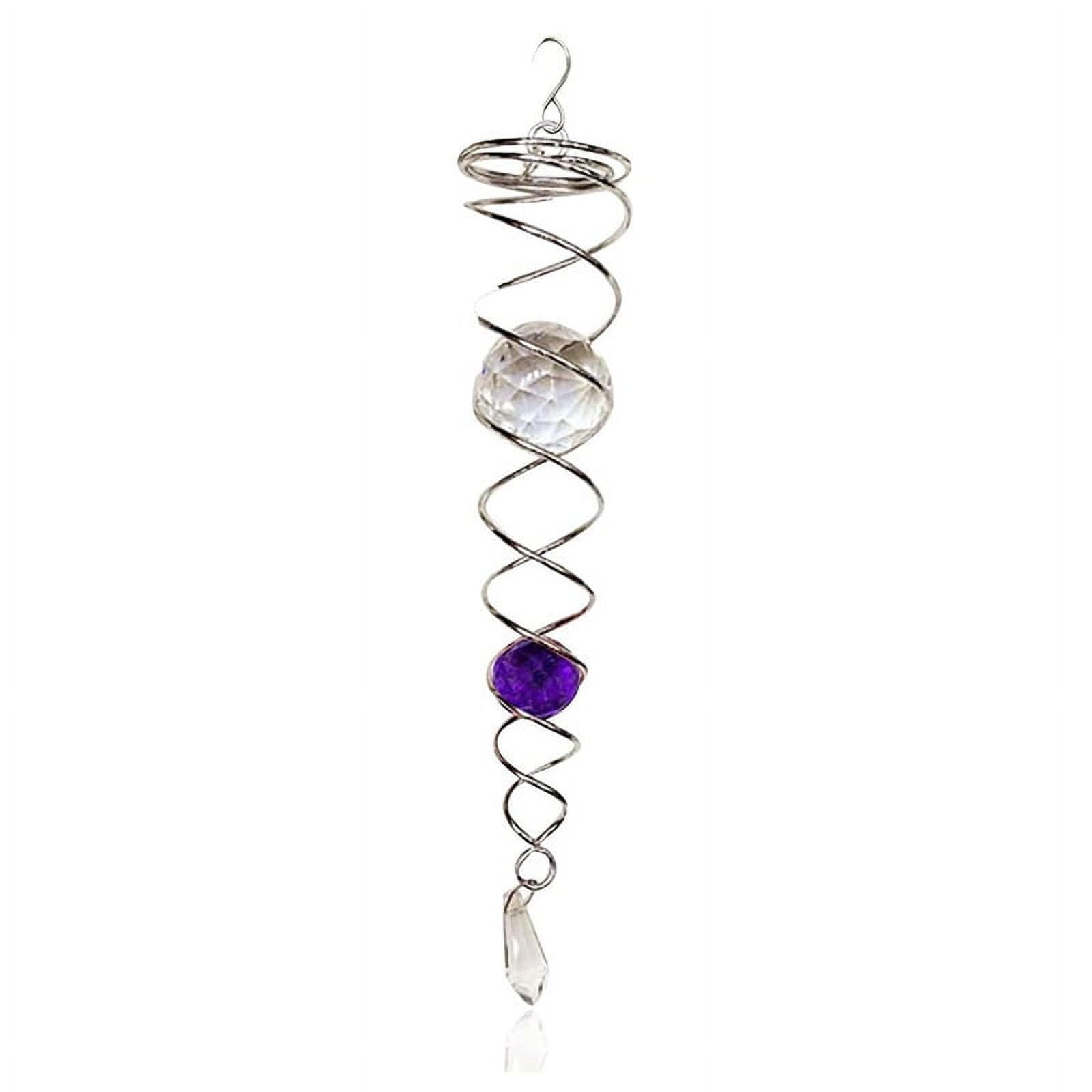 Gazing Ball Spiral Tail Wind Spinner Stabilizer - Walmart.com