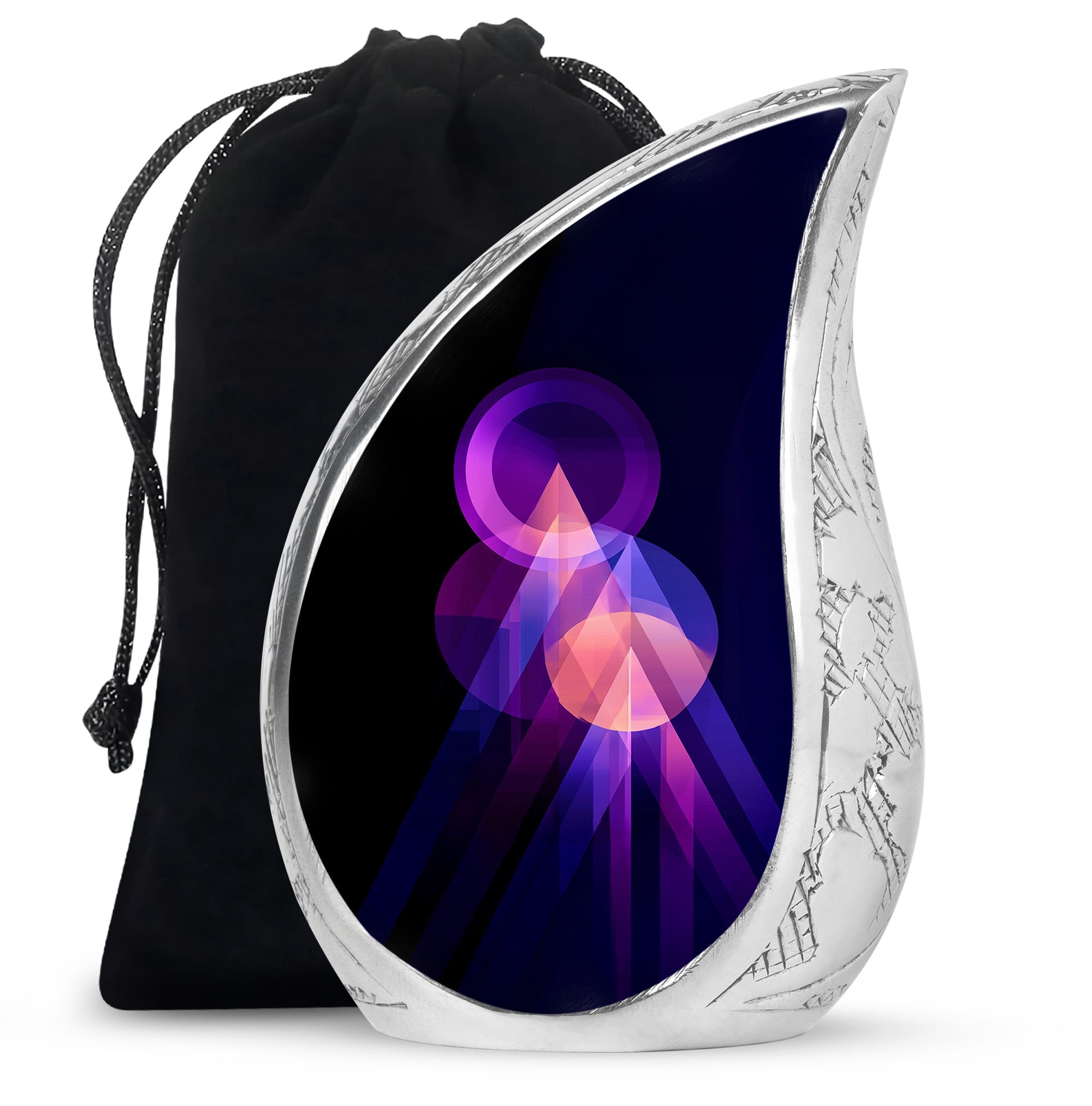 Purple Glow Urns For Human Ashes Adult Dad - Funeral Urn For Ashes ...