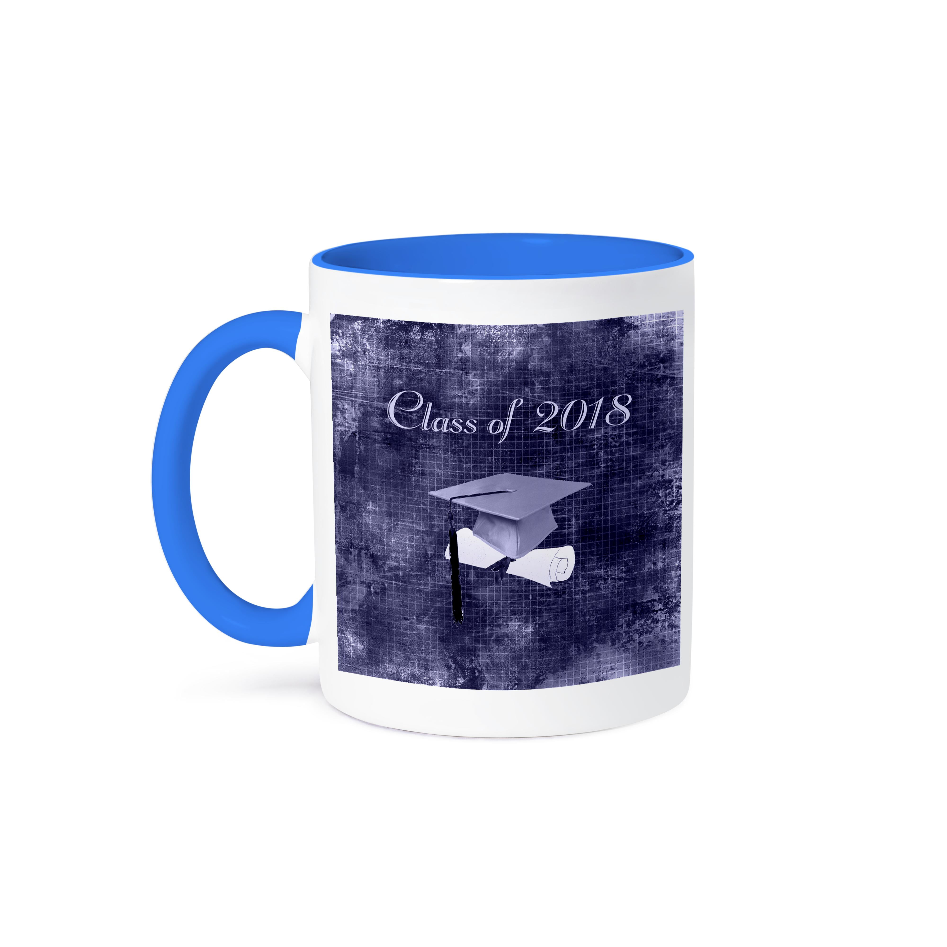 3dRose, Purple Grad Cap on Diploma, Aged Graph Paper Look, Class of ...