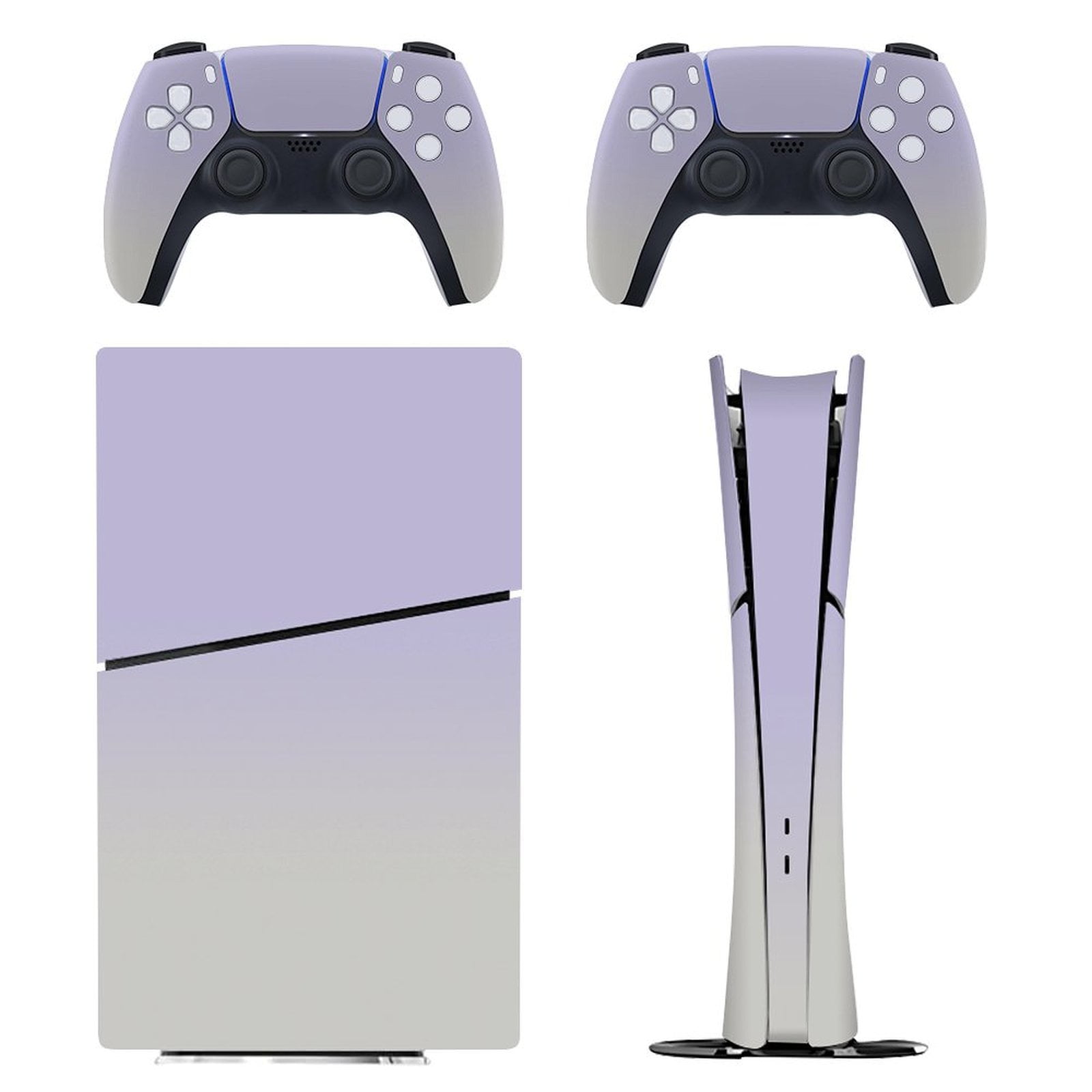 Purple Gradient PS5/PS5 Pro/PS5 Slim Digital Disc Skin Sticker For ...