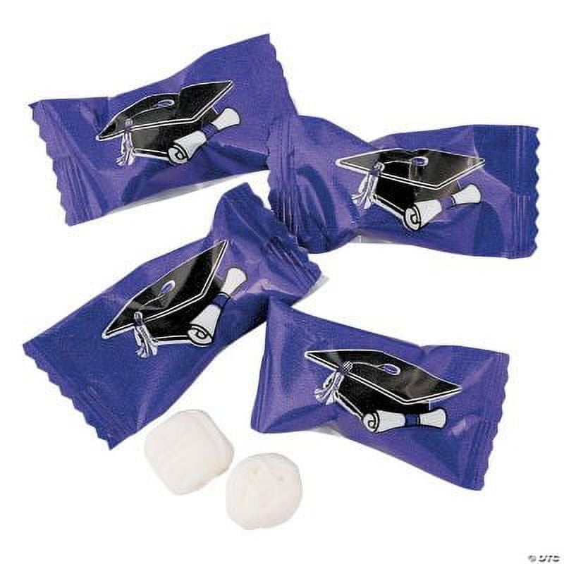 Purple Graduation Buttermints, Individually Wrapped, 108 Pieces ...