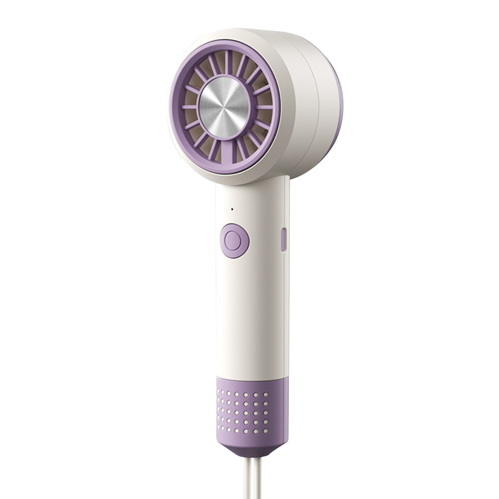 Purple Handheld Portable Mini Fan Usb 6 Speeds Compact Travel Outdoor ...