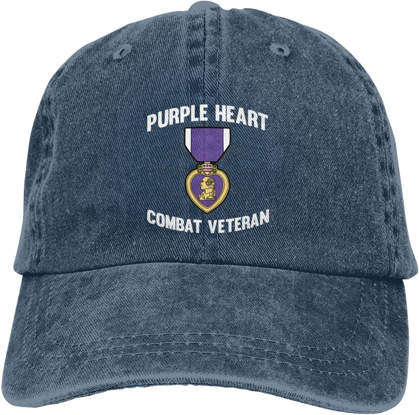Purple Heart Army Veteran Military Medal Unisex Baseball Cap Adjustable ...
