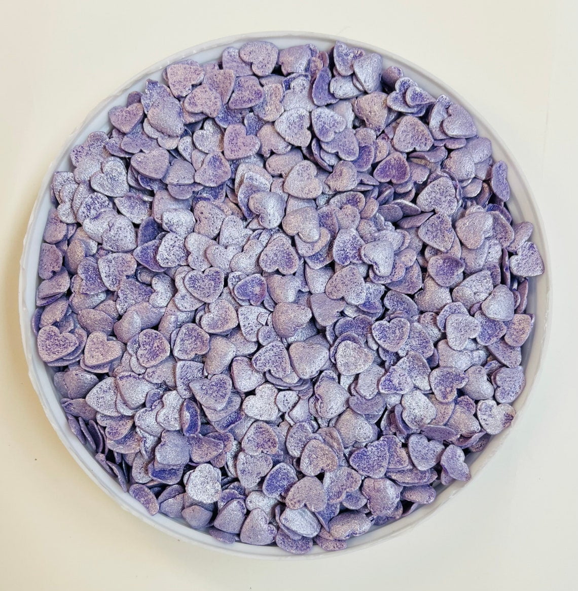 Purple Hearts Pearlized Edible Sequin Confetti Sprinkles, Cake, Cookie ...