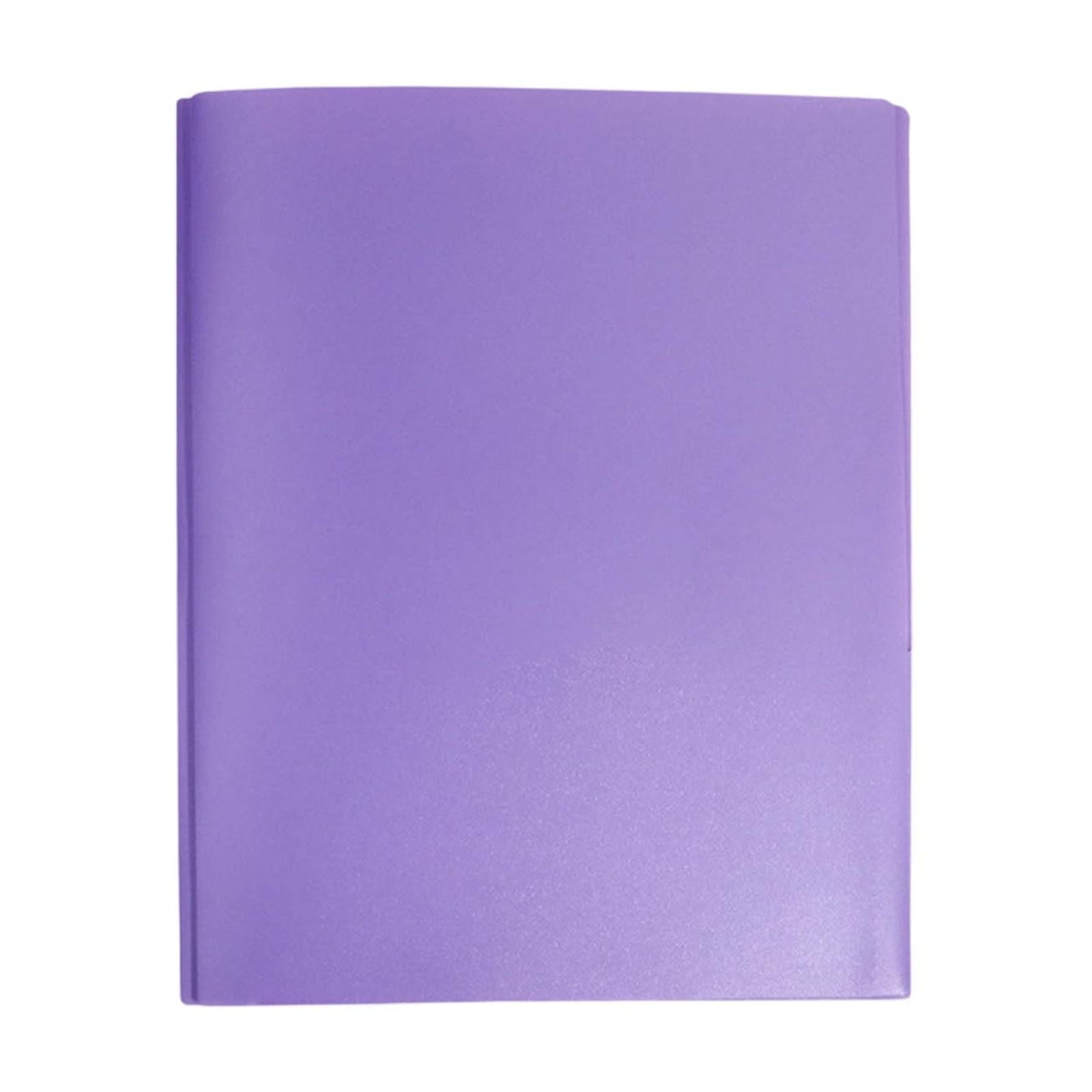 Purple Heavy Duty Plastic Folder With Pockets Letter Size Document ...