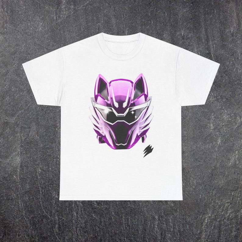 Purple Helmet Visual Tee, High Energy Jungle Fury Ranger Concept ...