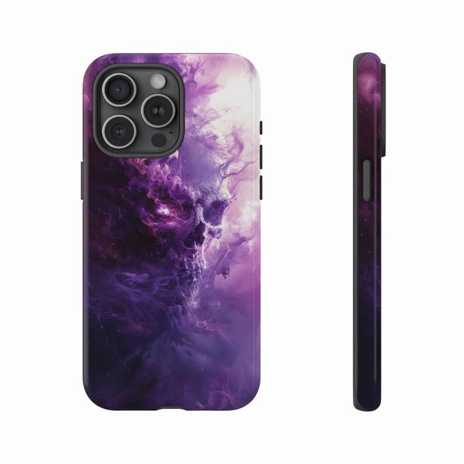 Purple Horror iPhone Case Dark Gothic Smoke Fantasy Design with iPhone ...