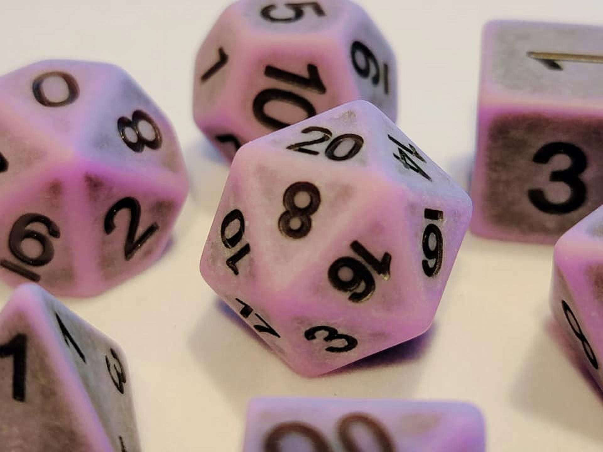 Purple Invocation DnD Dice Set | Dungeons and Dragons | 7 Dice RPG ...