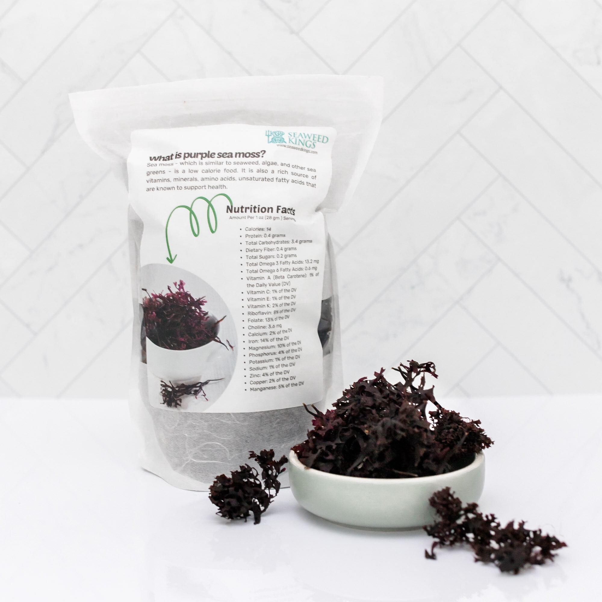 Purple Irish Sea Moss - Chondrus Crispus for Office Kitchen - Walmart ...