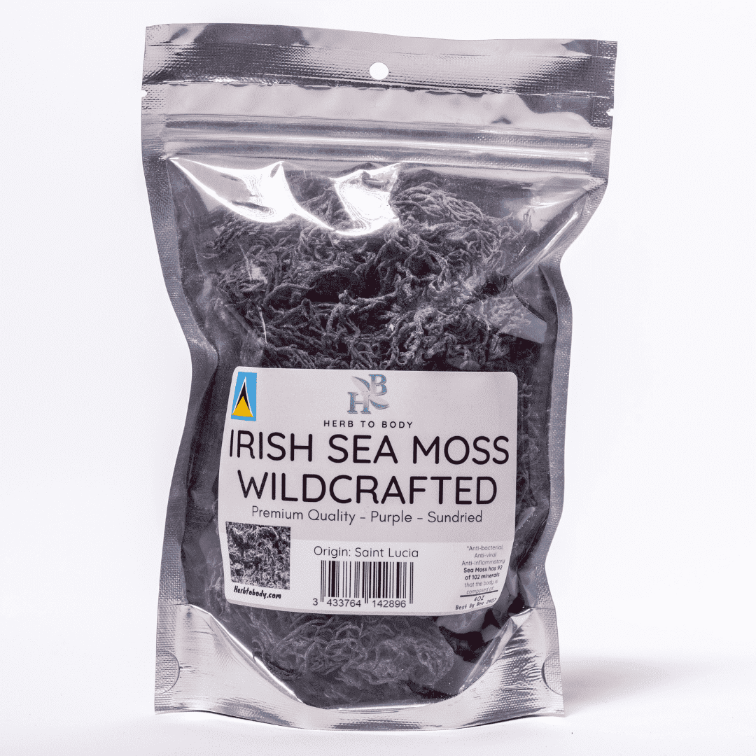 Purple Irish Sea Moss | Wildcrafted From St Lucia Caribbean Water | Sun ...