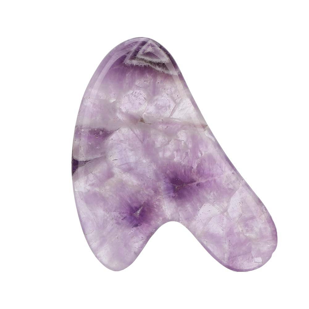 Purple Jade Gua Sha Tool for Facial Lifting, Tightening, and Massage ...