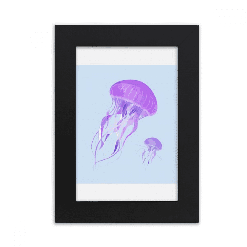 Purple Jelly Fish Acaleph Flotage Desktop Photo Frame Picture Display ...