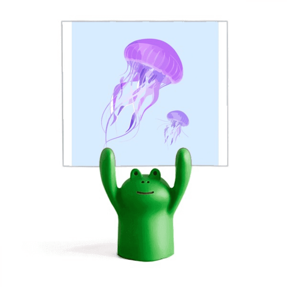 Purple Jelly Fish Acaleph Flotage Memo Holder Cartoon Animal Frog Stand ...