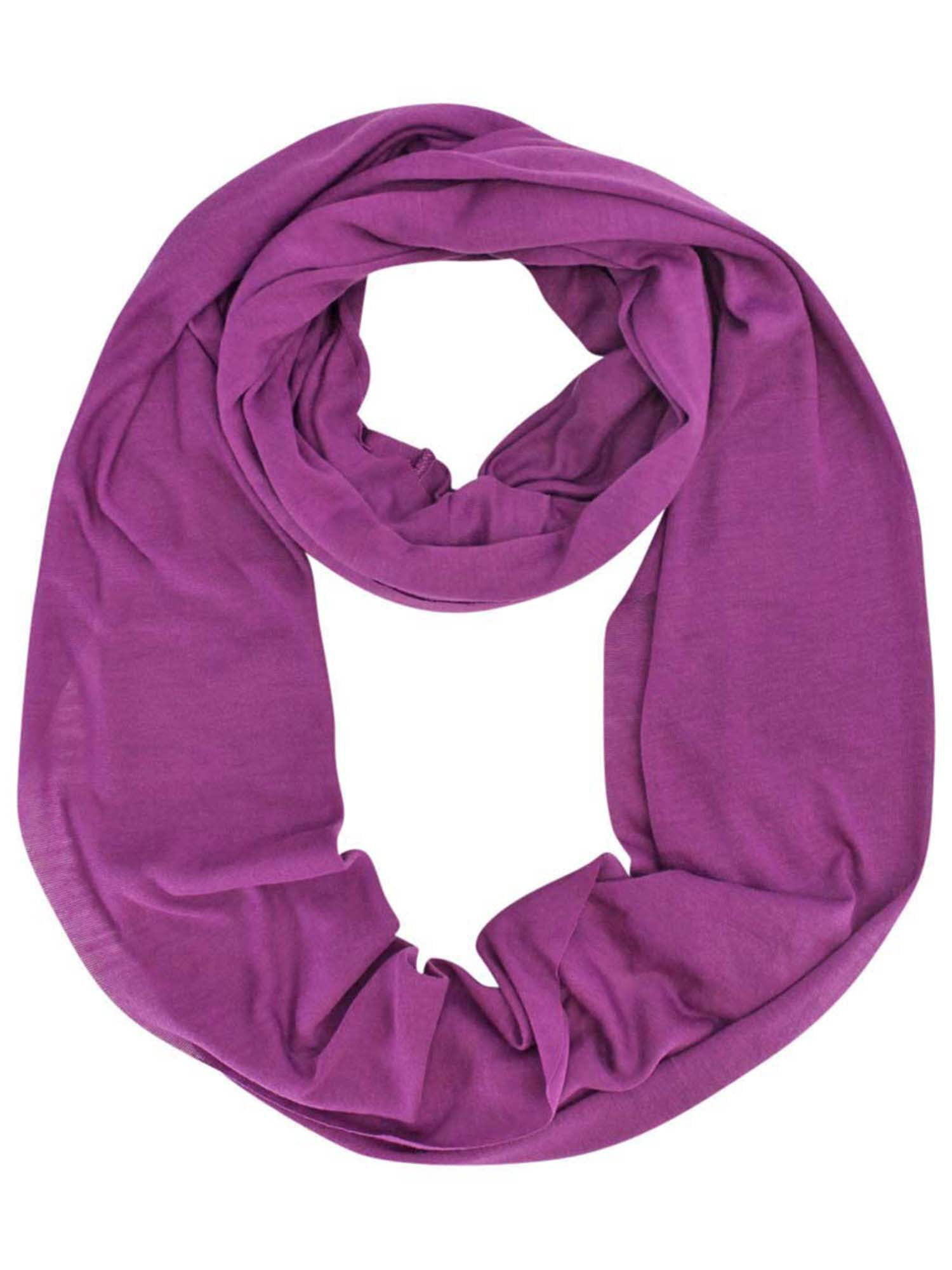 Purple Jersey Knit Infinity Neck Scarf - Walmart.com