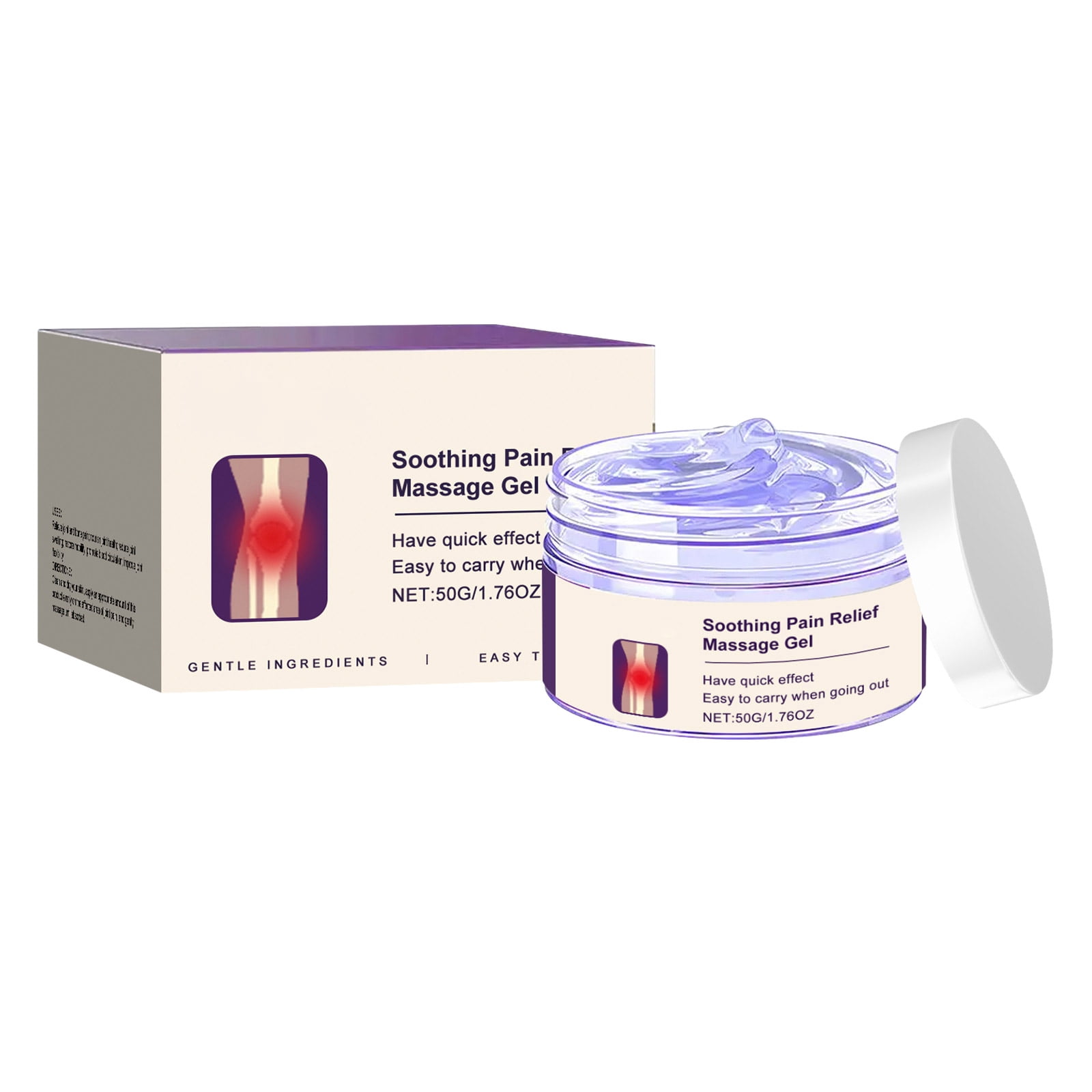 Purple Joint Gel For Knees Hands Neck Relief Fast Absorbing Gentle Care ...