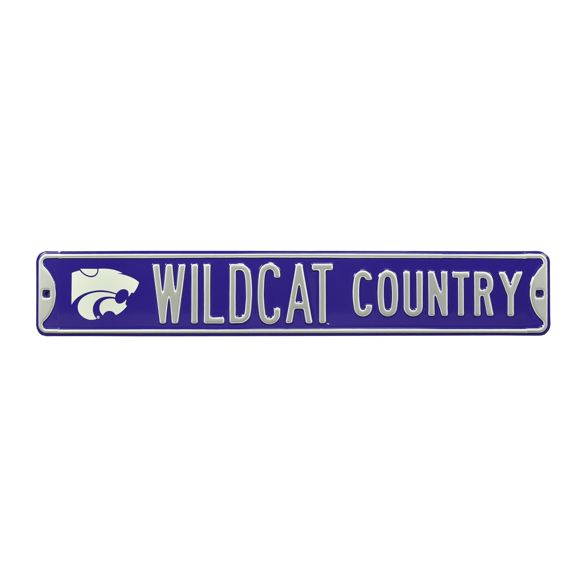 Purple Kansas State Wildcats 6" x 36" College Ave Street Sign - Walmart.com