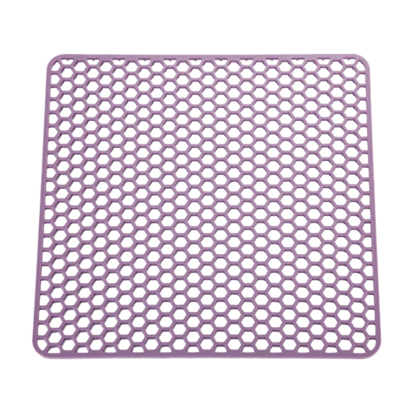 Purple Kitchen Mats With Insulation And Protective Design For Sink ...