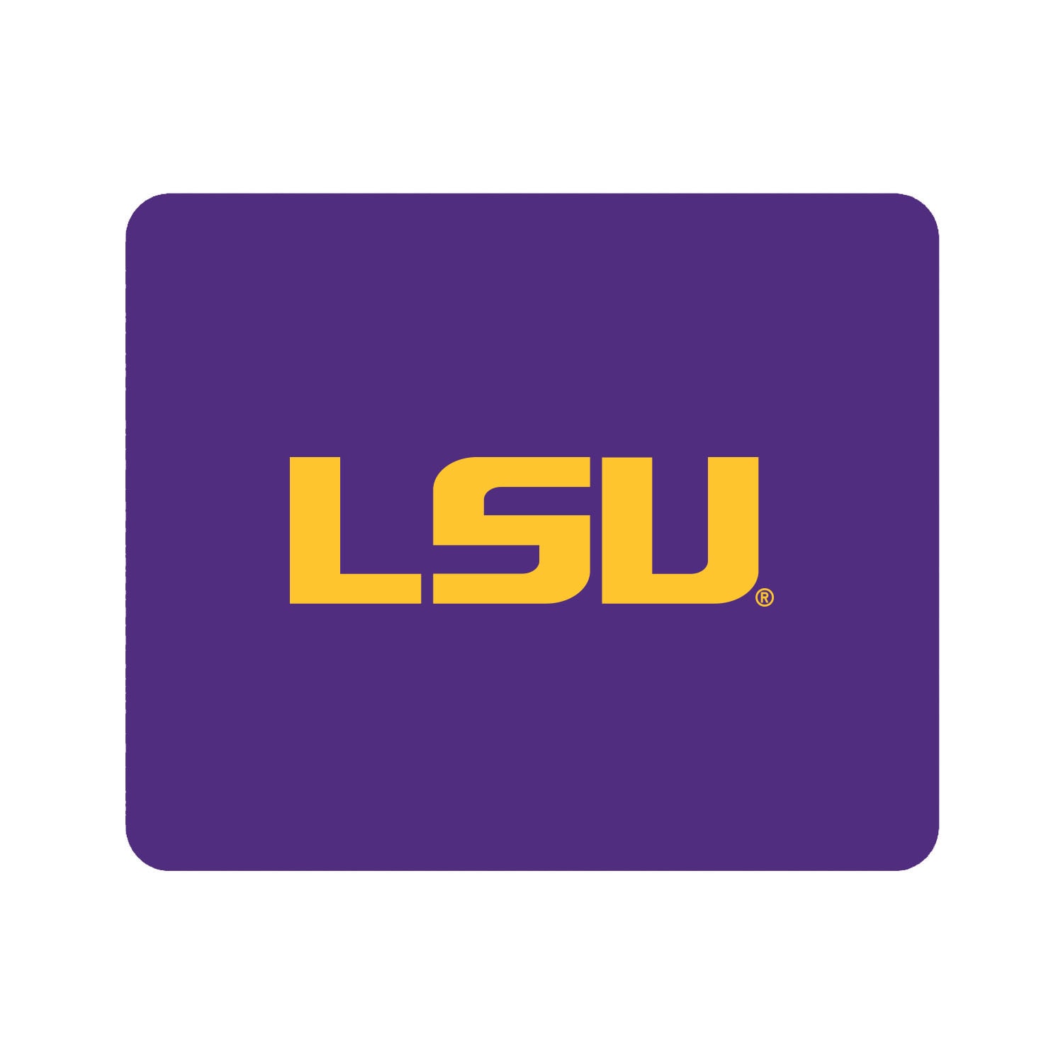 Purple LSU Tigers Primary Logo Mouse Pad - Walmart.com