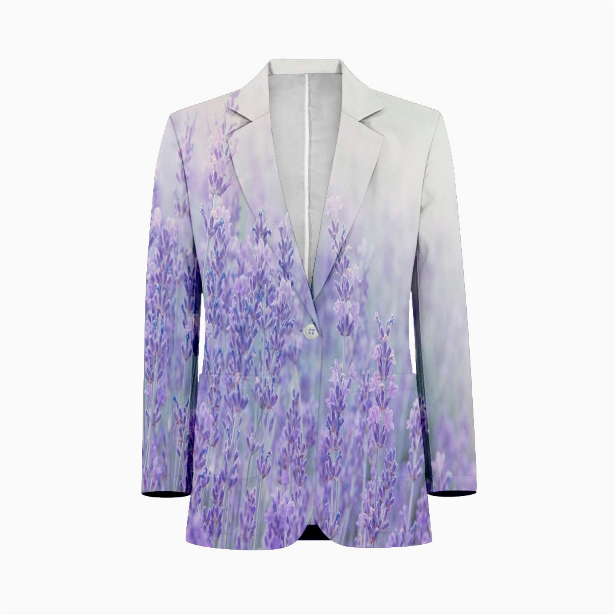 Purple Lavender Customized Men's Suits full man Shawl Collar Gentleman ...