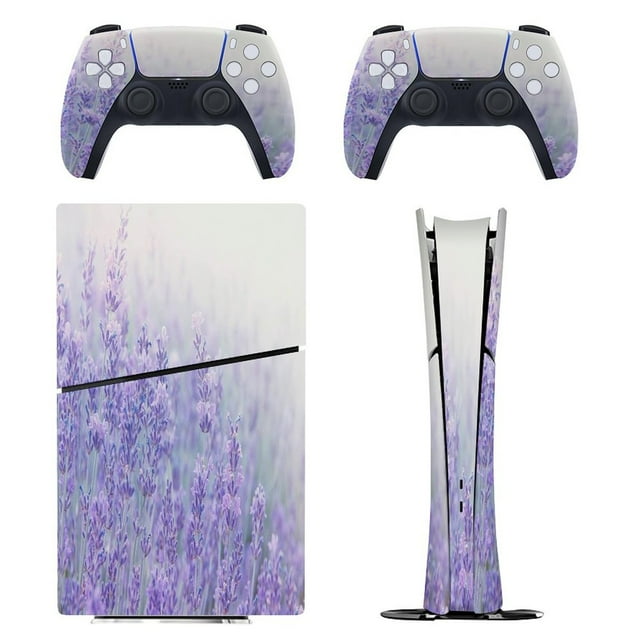 Purple Lavender PS5/PS5 Pro/PS5 Slim Digital Disc Skin Sticker For ...